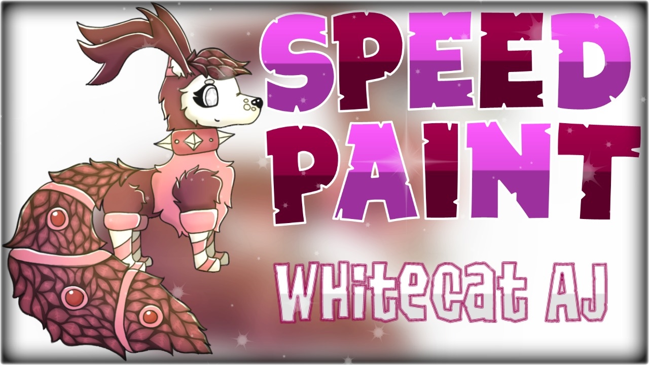WHITECAT AJ SPEEDPAINT | Animal Jam - YouTube