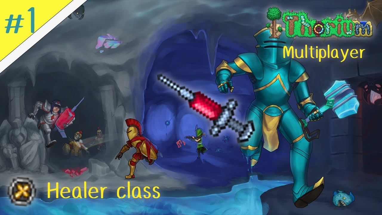 [Terraria thorium] - multiplayer - healer class ไทย #1 - YouTube