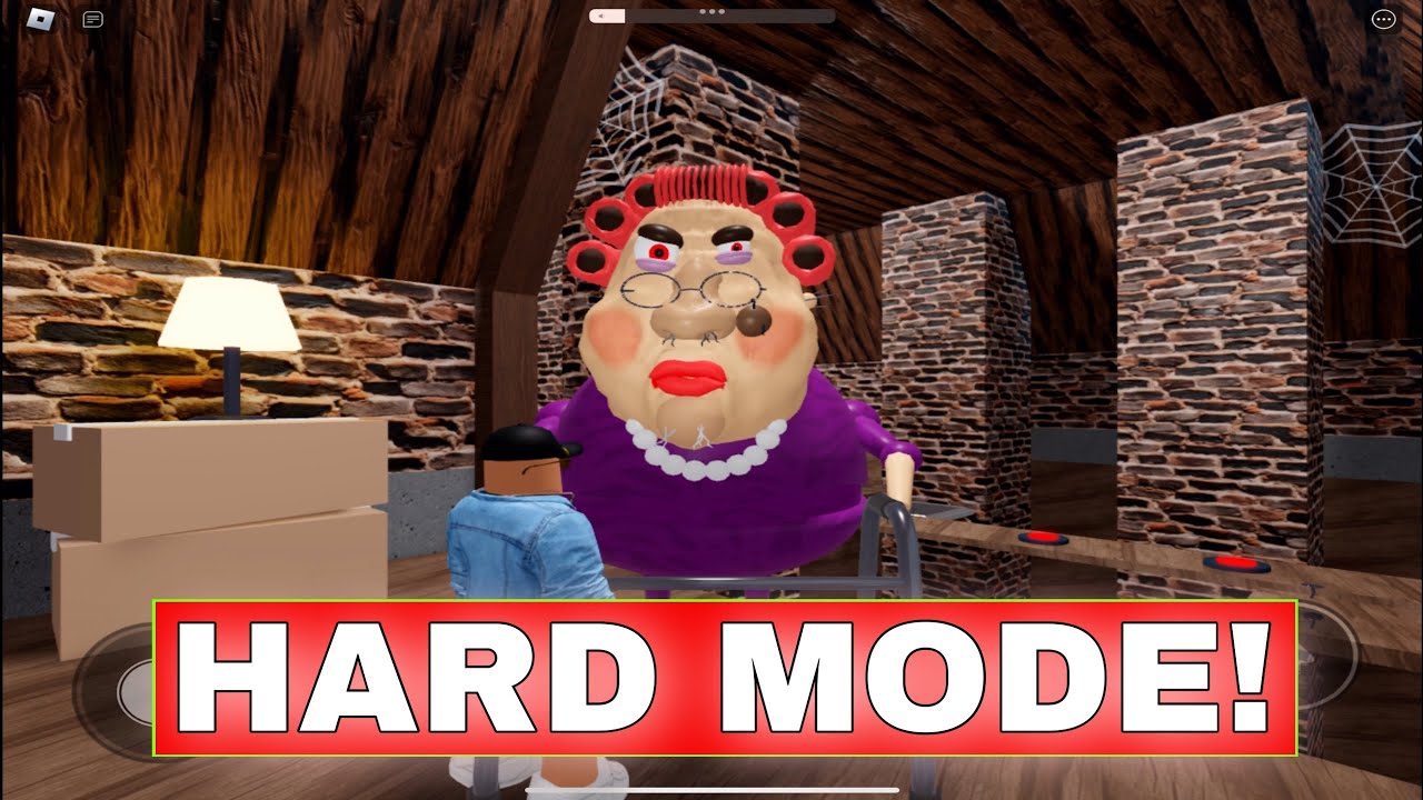 ESCAPE EVIL GRANDMA! (FIRST PERSON OBBY) full ROBLOX gameplay - HARD ...
