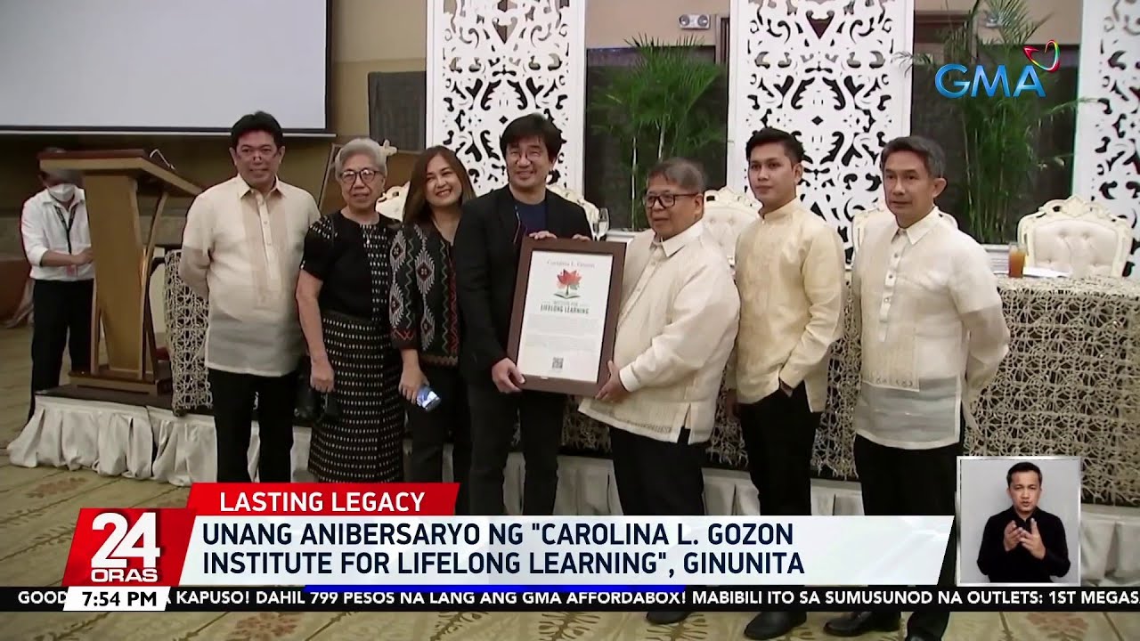 Unang anibersaryo ng "Carolina L. Gozon Institute for Lifelong Learning ...