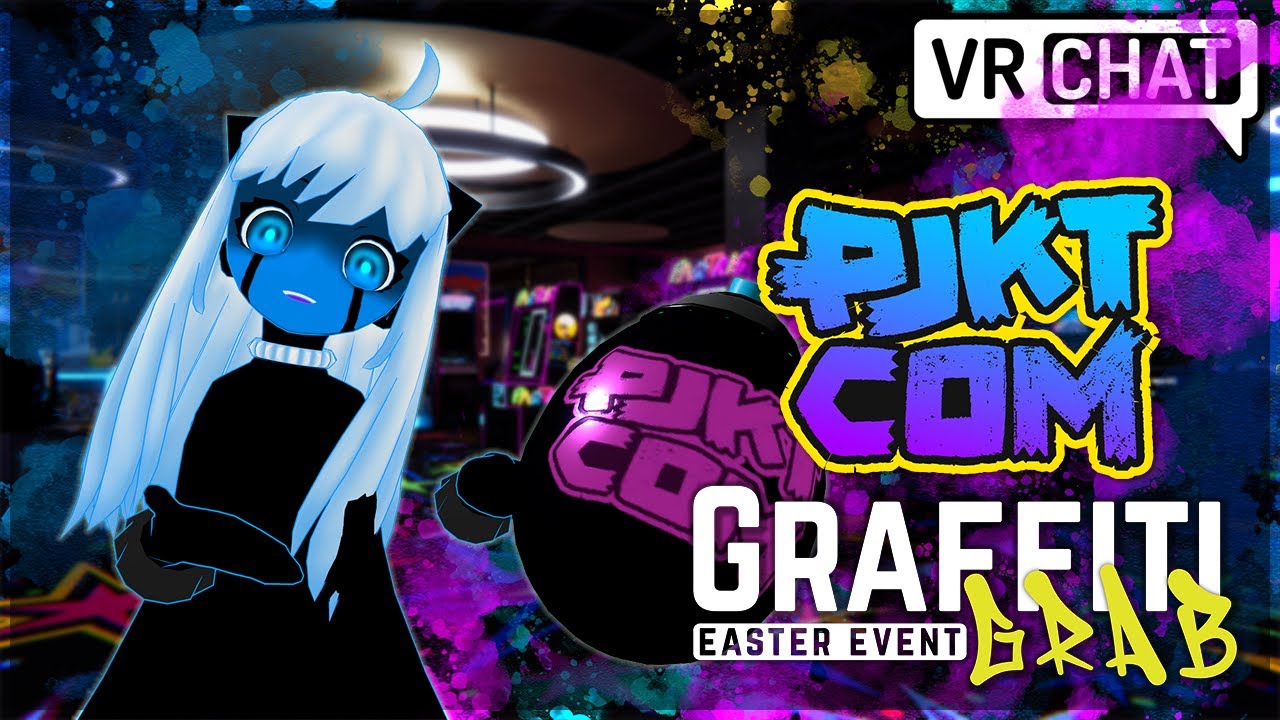 Awesome Annual VRChat Easter Event - PJKT Graffiti Grab Easter Hunt ...