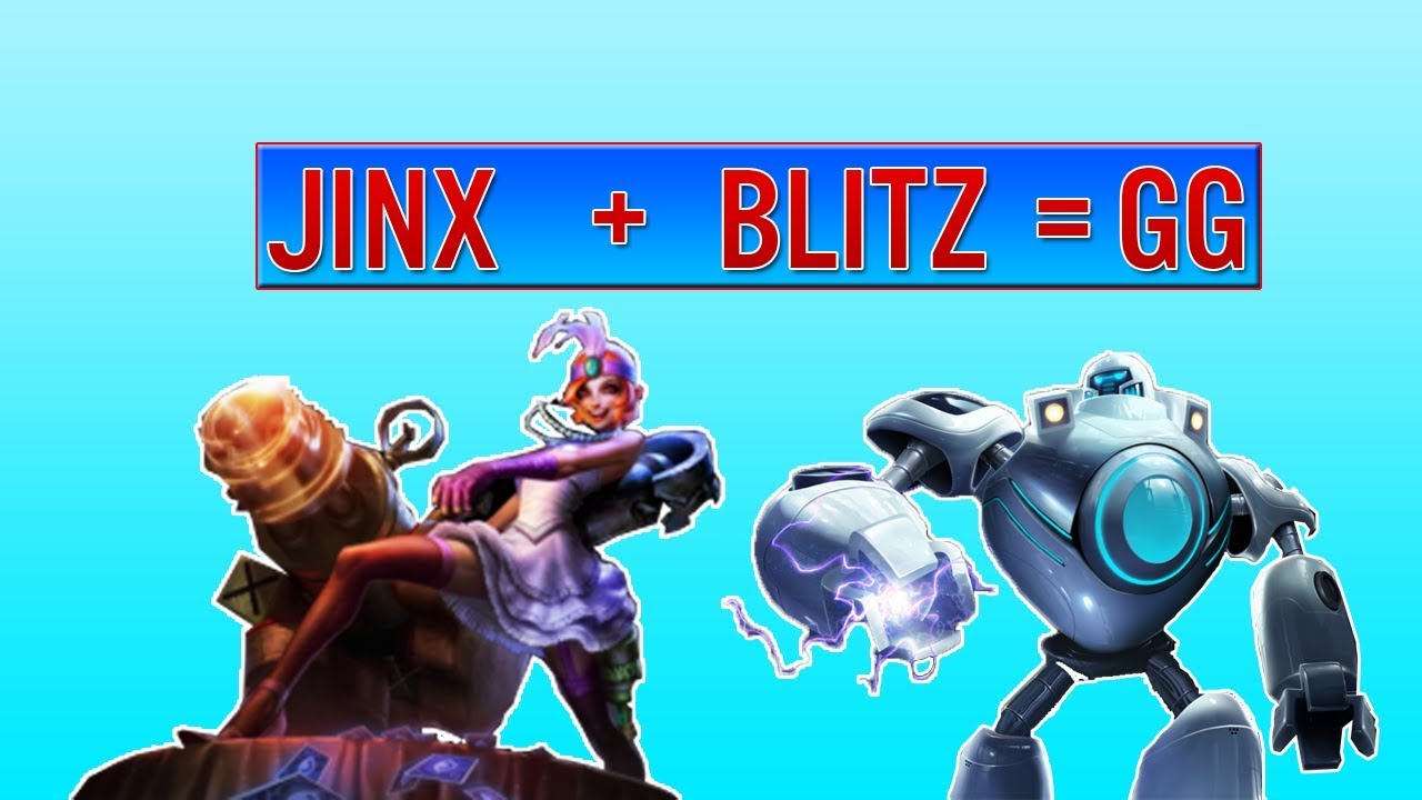 INSANE BOT LANE BLITZ, JINX - YouTube