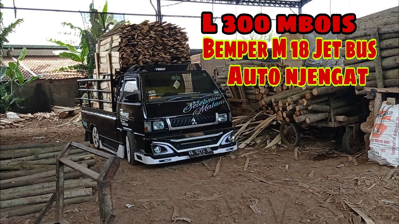 L 300 Pick up Modifikasi Bemper Jet Bus 3 Auto Njengat - YouTube