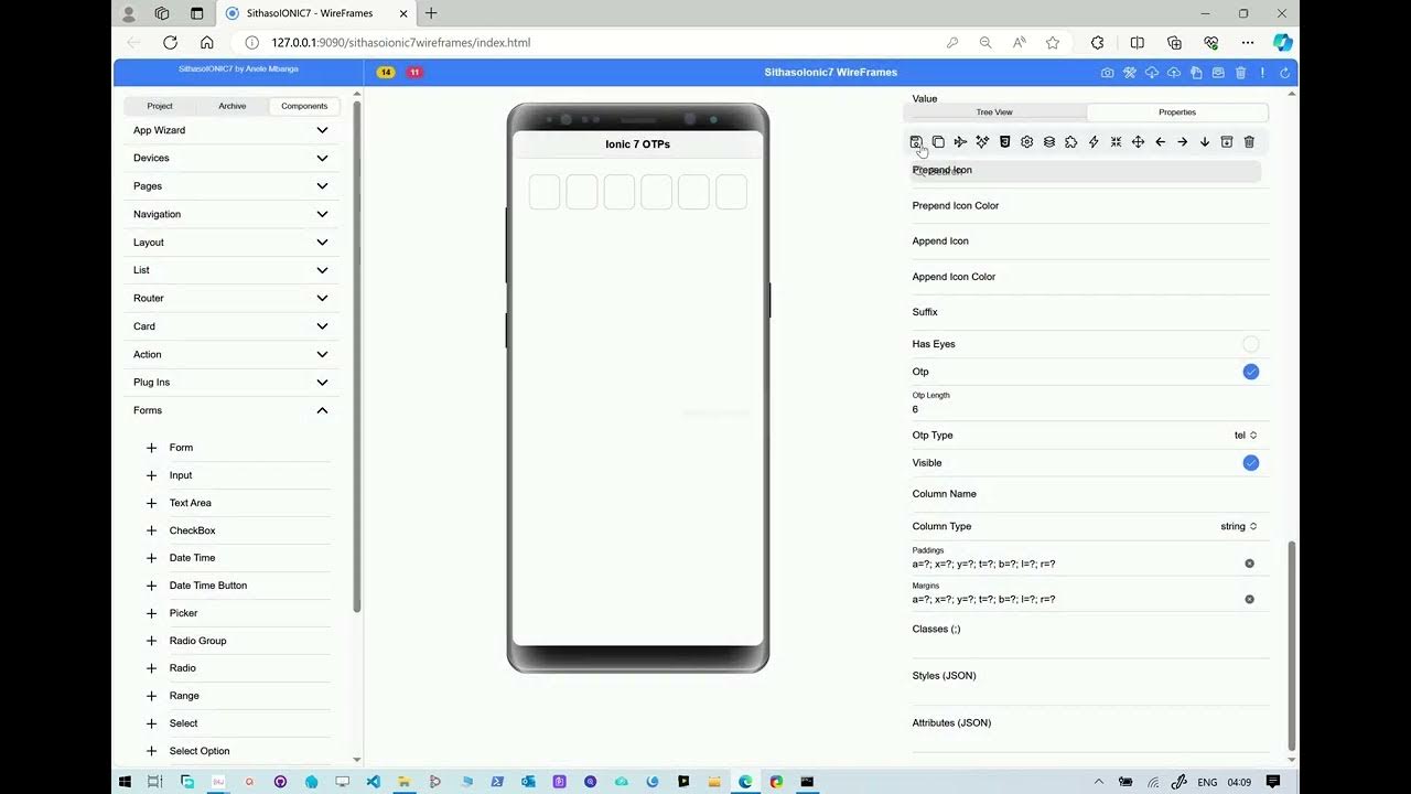 SithasoIONIC7 - Numeric, Password, Text OTP for Ionic 7 - YouTube