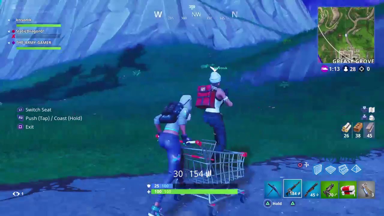 FORTNIGHT BR ROAD to 400 LET FIND A SHOPPING CART - YouTube