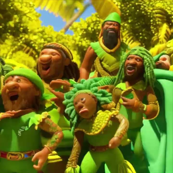 Riddim Rave: An AI-Animated Reggae Party Extravaganza - YouTube