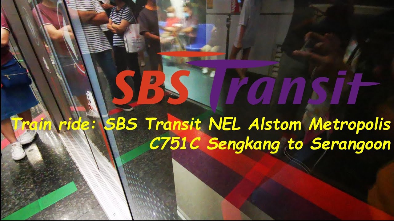 Train ride: SBS Transit NEL Alstom Metropolis C751C Sengkang to ...