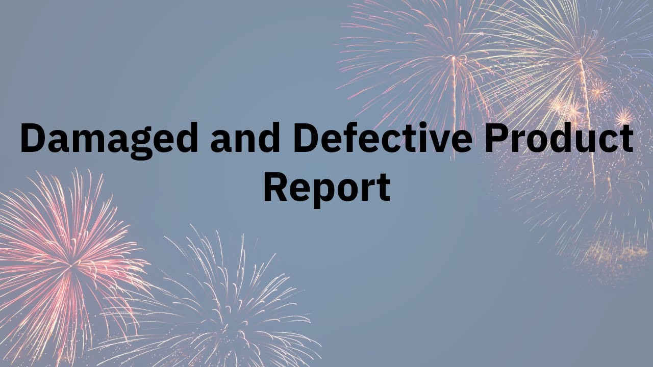 Video 6: Damaged or Defective Product Reporting - YouTube