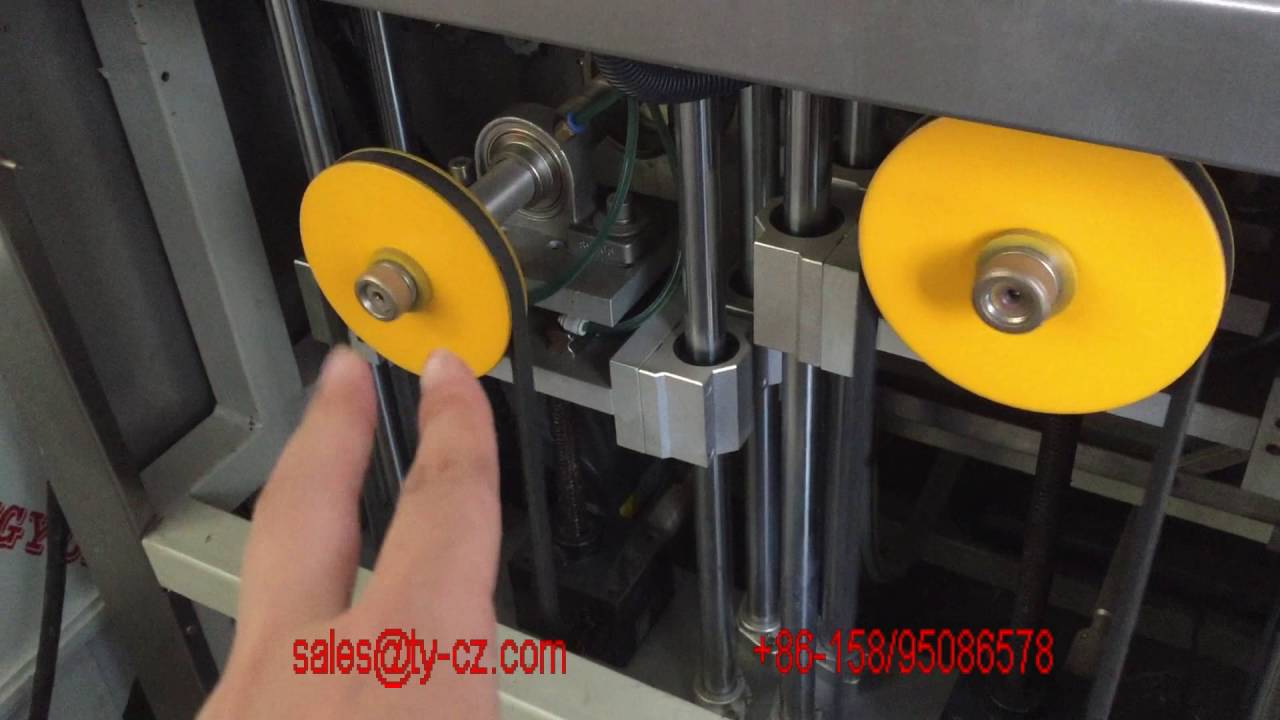 PCB brushing machine - YouTube