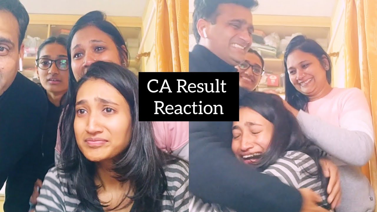 CA Result Reaction Video | Intermediate Exams Group 2 | Reaction of a ...