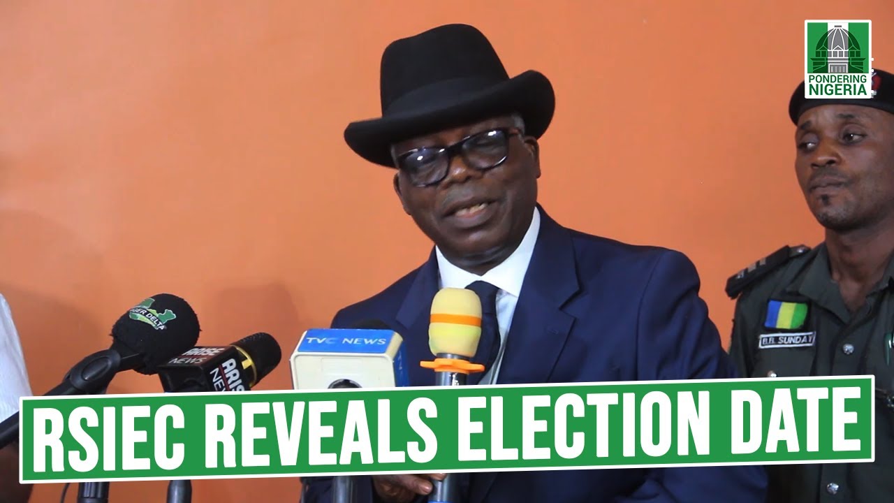 Rivers State Local Government Elections: RIVERS SIEC Reveals Updated Schedule - YouTube
