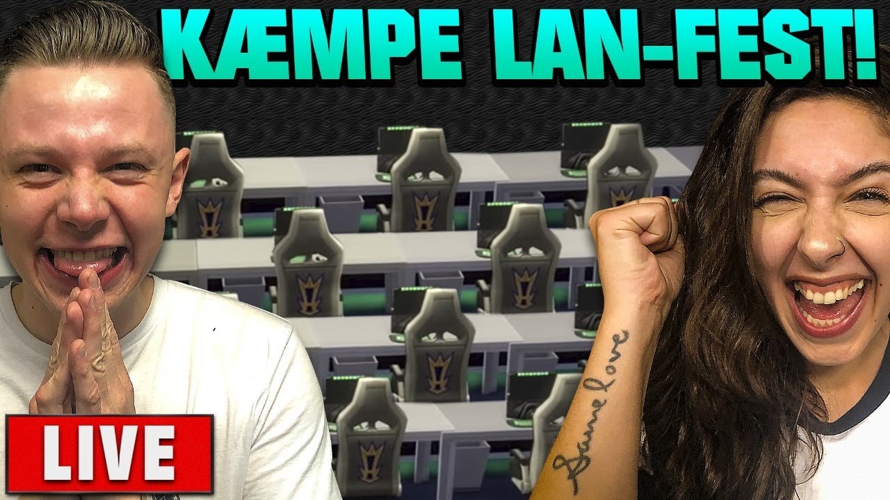 Vi laver det perfekte LAN-party i Sims! - YouTube