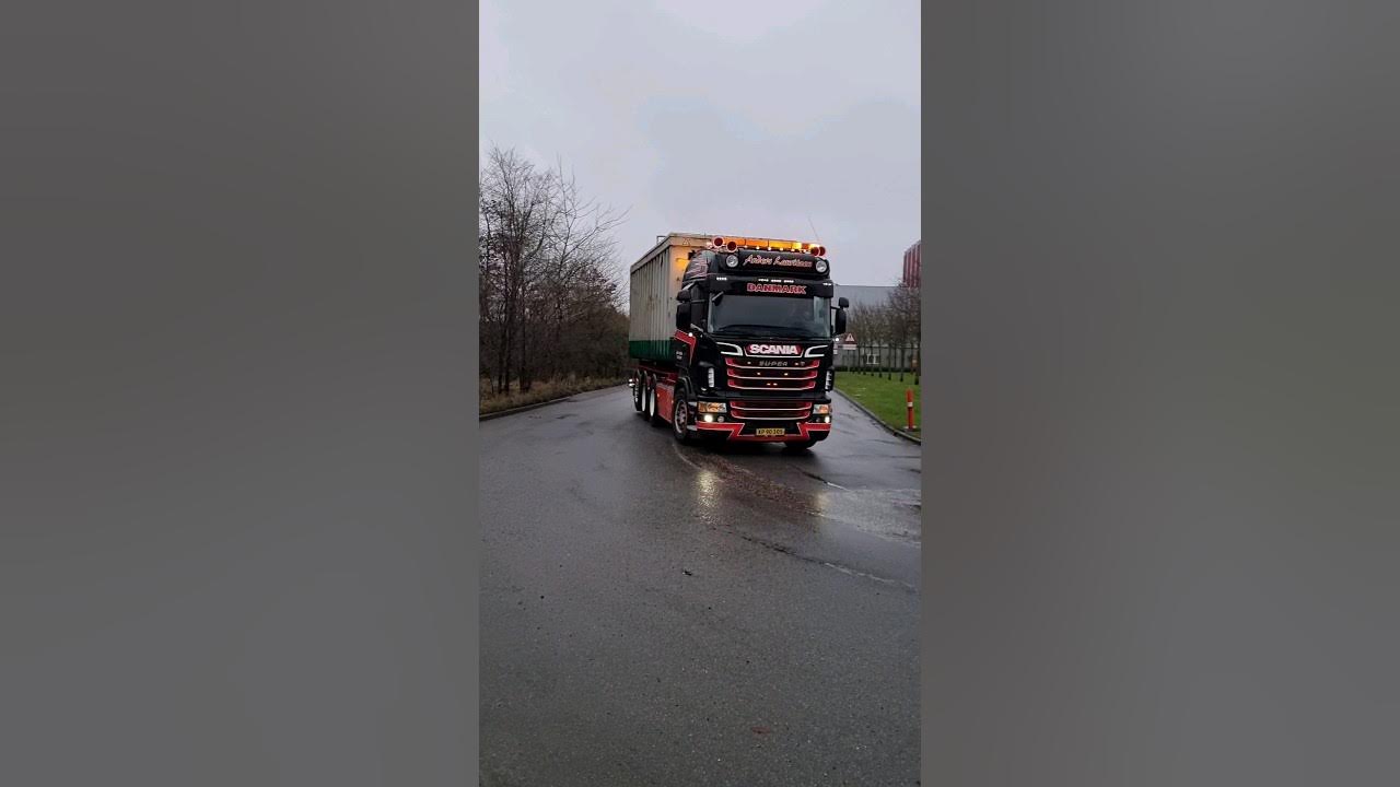 Anders Lauritzen, Scania R580 V8, Truckspotting - YouTube
