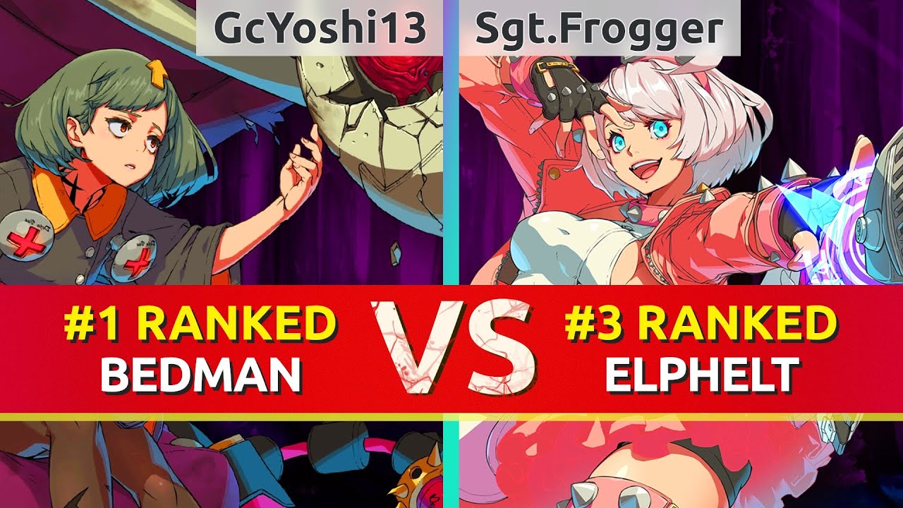 GGST GcYoshi13 (#1 Ranked Bedman) vs Sgt.Frogger (#3 Ranked Elphelt ...