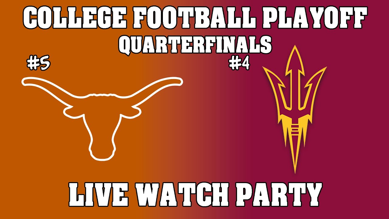 Texas Longhorns vs Arizona State Sun Devils | College Football Playoff ...