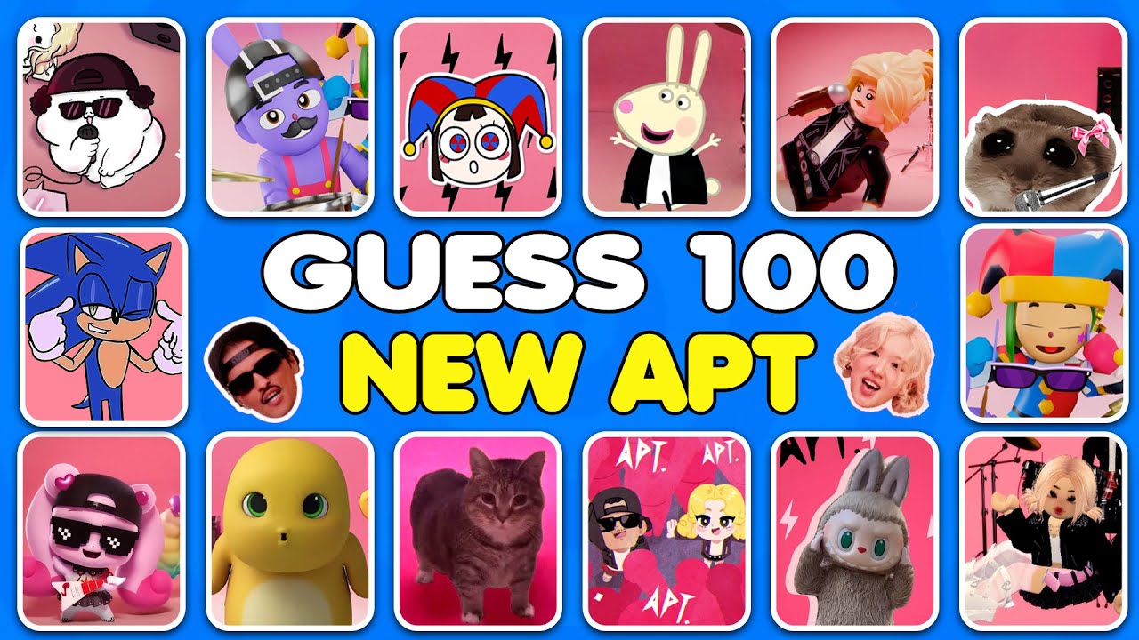 Guess the Latest APT. Songs & Variants by Their Voice 🎤~ Rose & Bruno ...