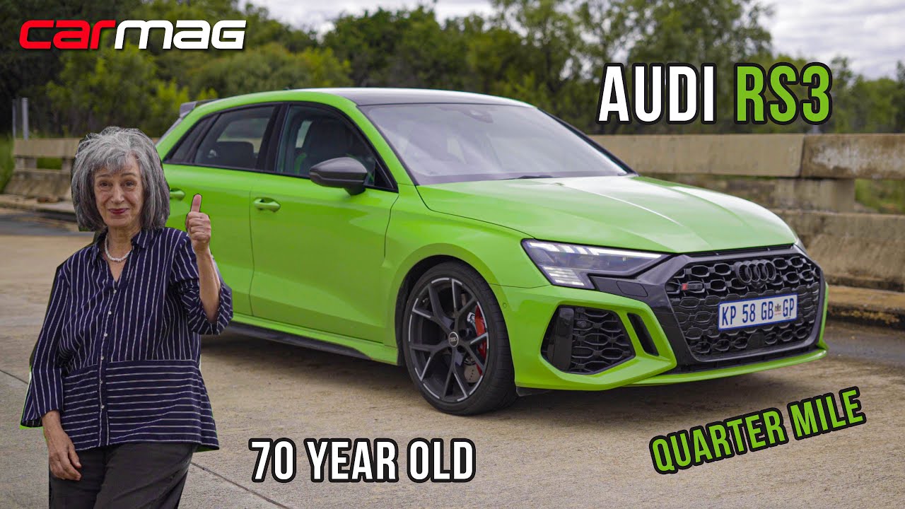 Can a 70-year-old woman achieve a blistering ¼ mile time with the Audi ...