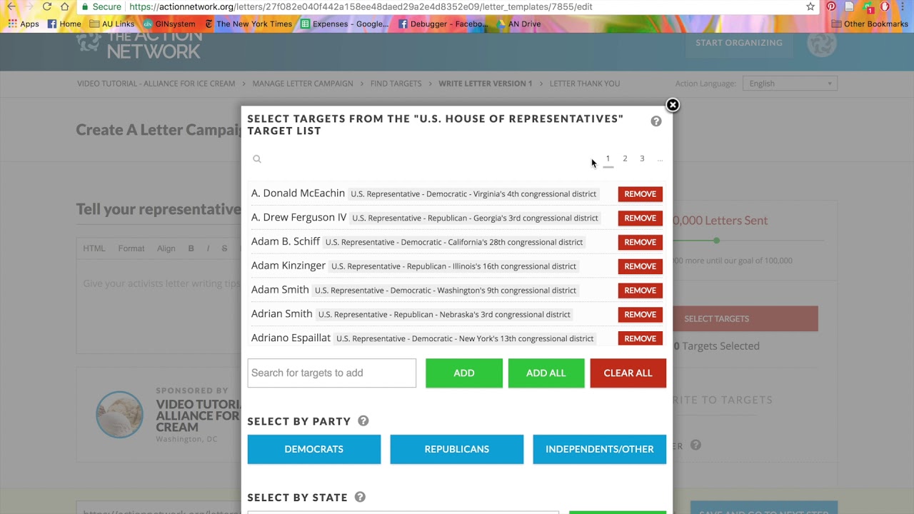 Letter Campaigns -- Action Network - YouTube