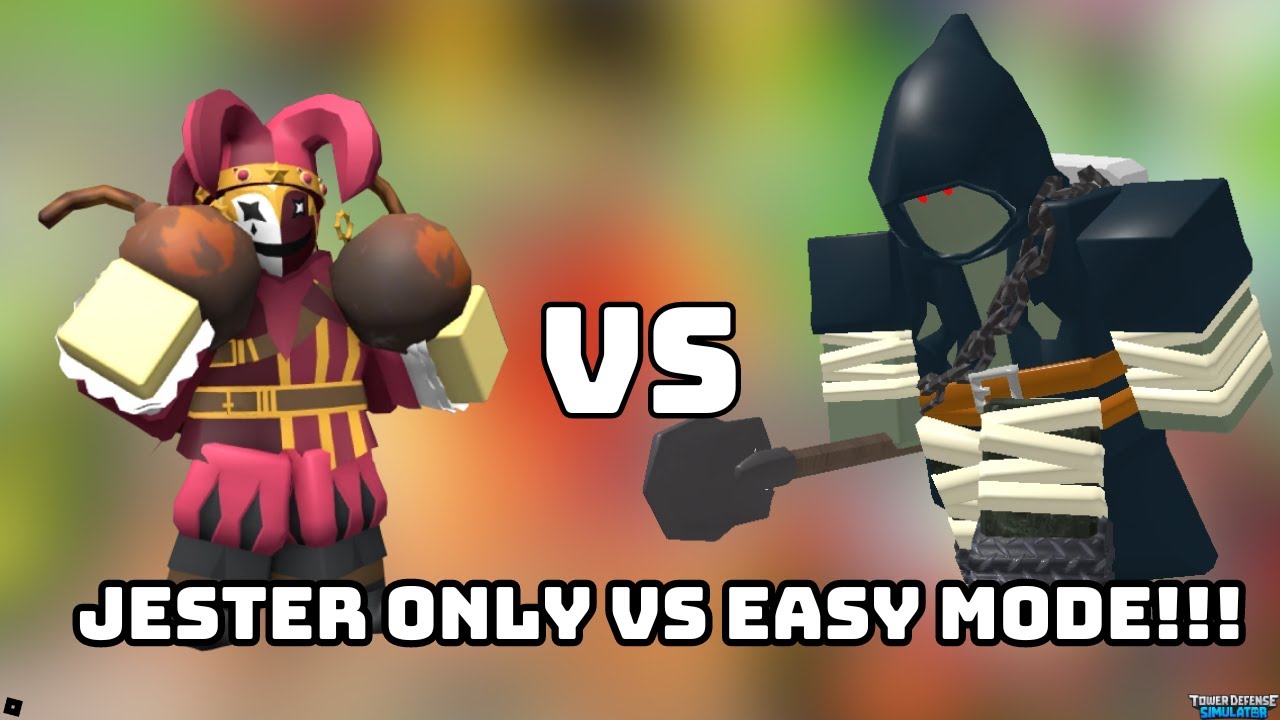 Jester ONLY VS Easy Mode!!! (TDS) - YouTube
