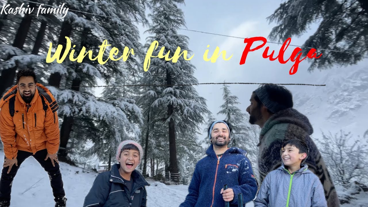 Pulga's Winter Charm: Snow Adventures with Nitesh" - YouTube