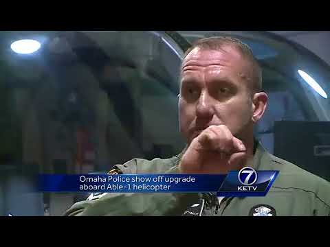 Omaha police show off upgrade aboard Able-1 helicopter - YouTube
