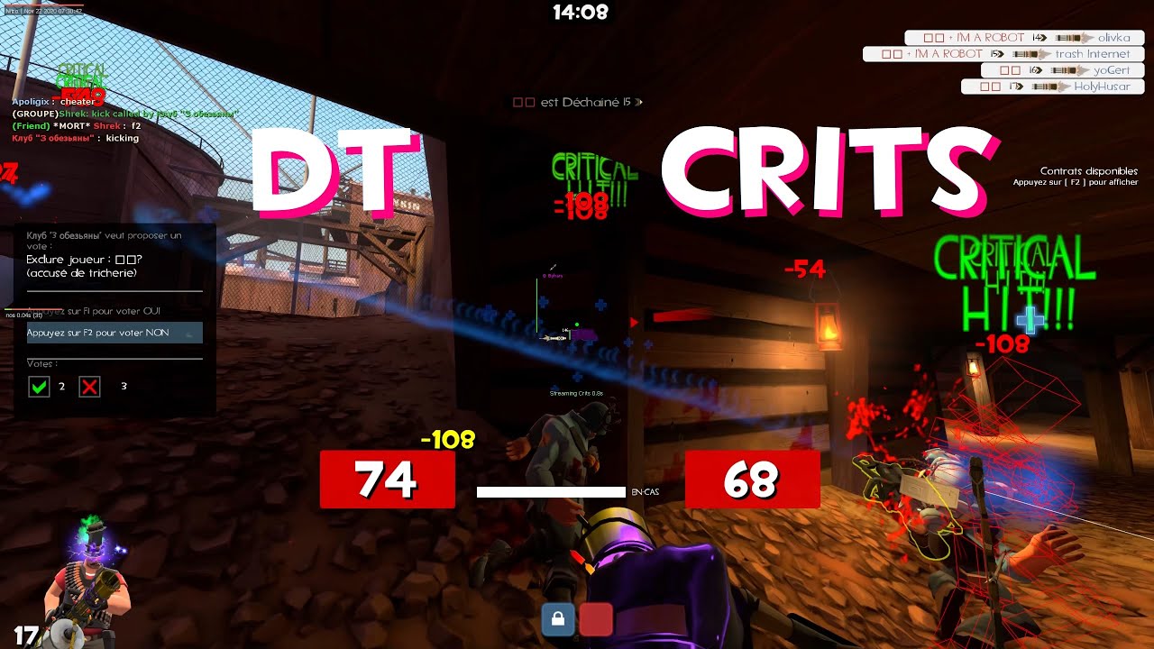 [Nitro] TF2 Heavy Doubletap & CritHack - YouTube