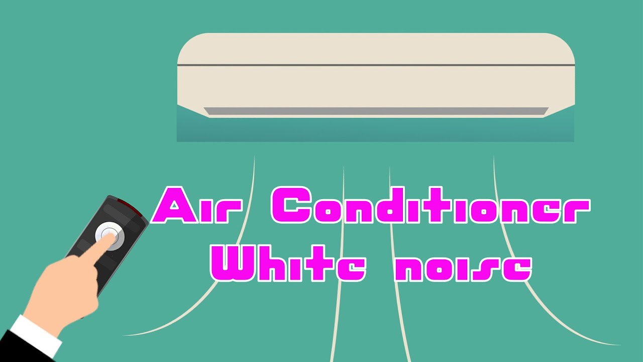 Tinnitus Killer | Air conditioner white noise on black screen - YouTube