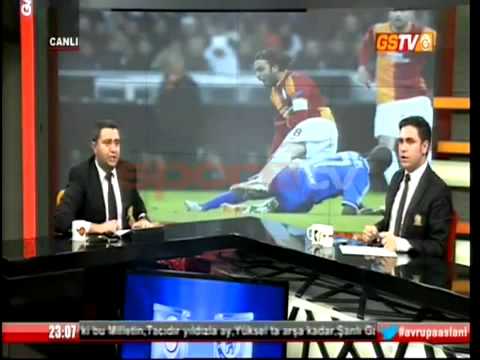 Chedjou golü attı GSTV'de yer yerinden oynadı! Galatasaray 1-1 Chelsea | 26.02.2014