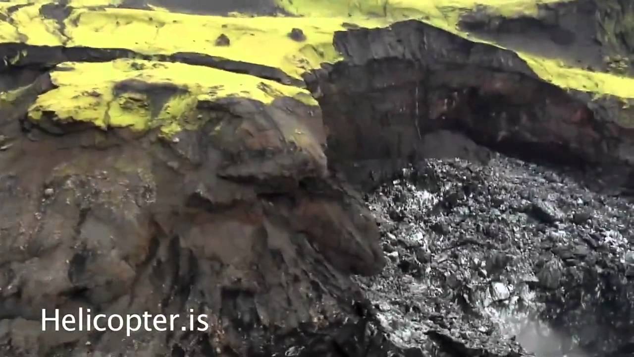 Supervolcano in iceland, Katla signs of heating up ariel view - YouTube