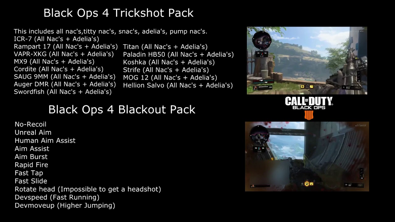 [UPDATED] NEW Call of Duty: Black Ops 4 Blackout/Trickshot Scripts ...