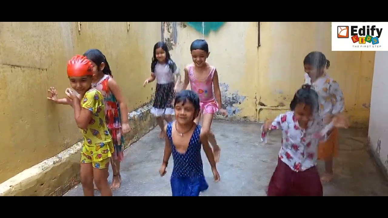 Rain dance in summer camp @Edify kids - YouTube
