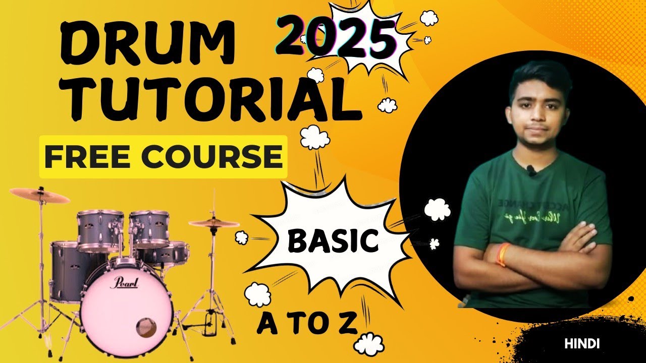 How To Learn Drumming in 30 Days With PROVEN Course for Beginners! Drum ...