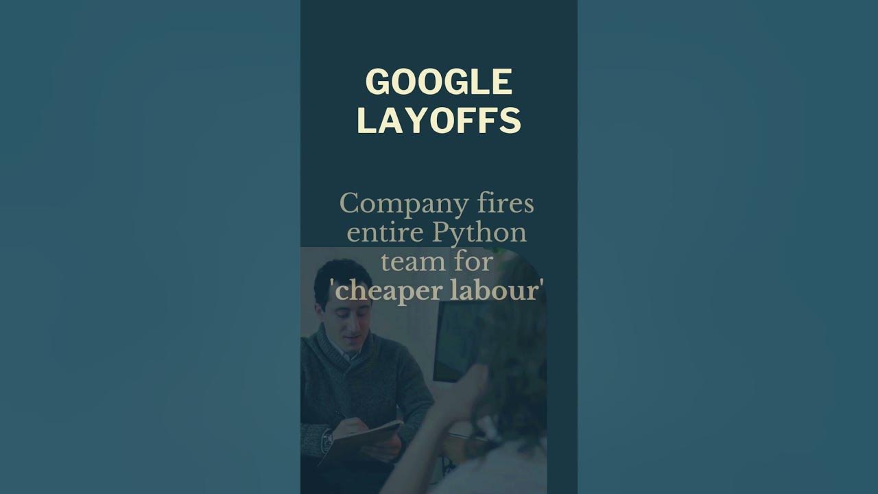 #GoogleLayoffs : Sundar Pichai's Alphabet arm fires entire #Python team ...