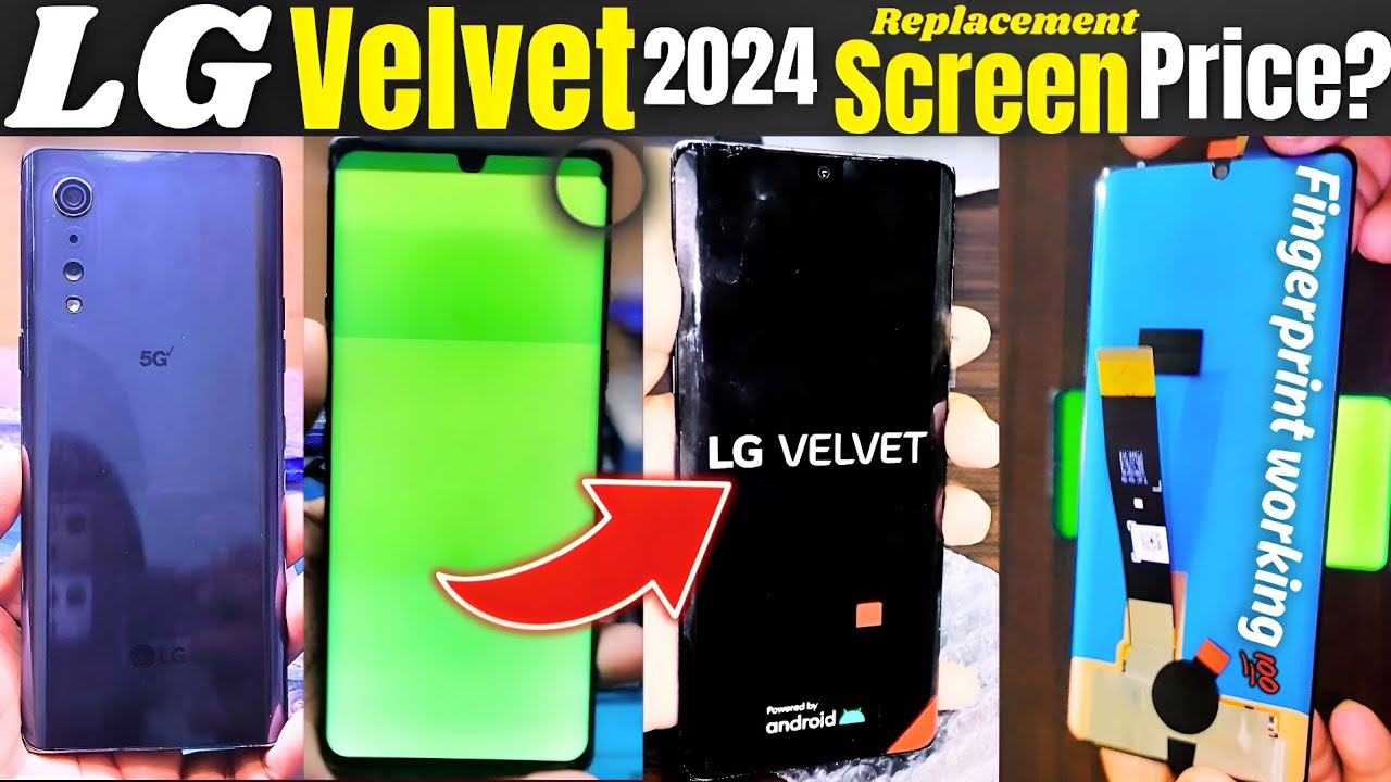 LG Velvet Screen/display/Lcd/Folder/Combo/Unit Replacement 2024 | LG ...