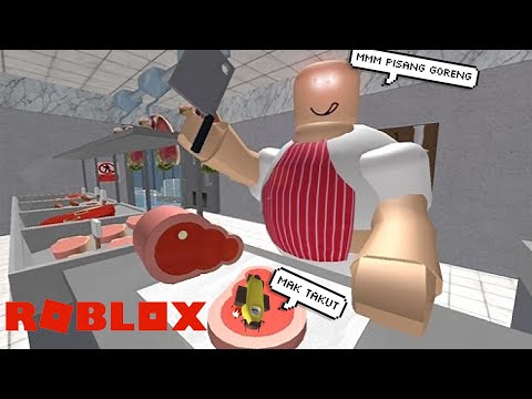 PAKCIK KENTUT BUSUK 🤮 || ROBLOX ESCAPE THE BUTCHER OBBY