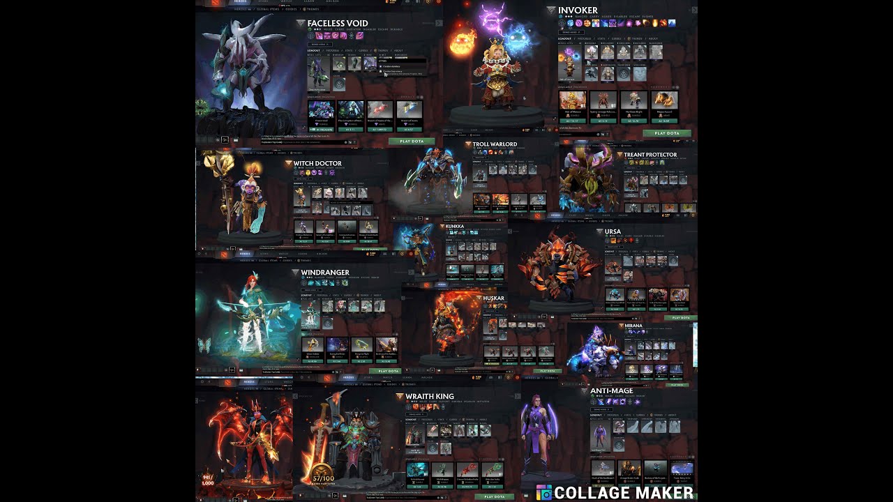 Dota 2 All Sets, Immortals, Persona and Arcana 2022 I got !! - YouTube