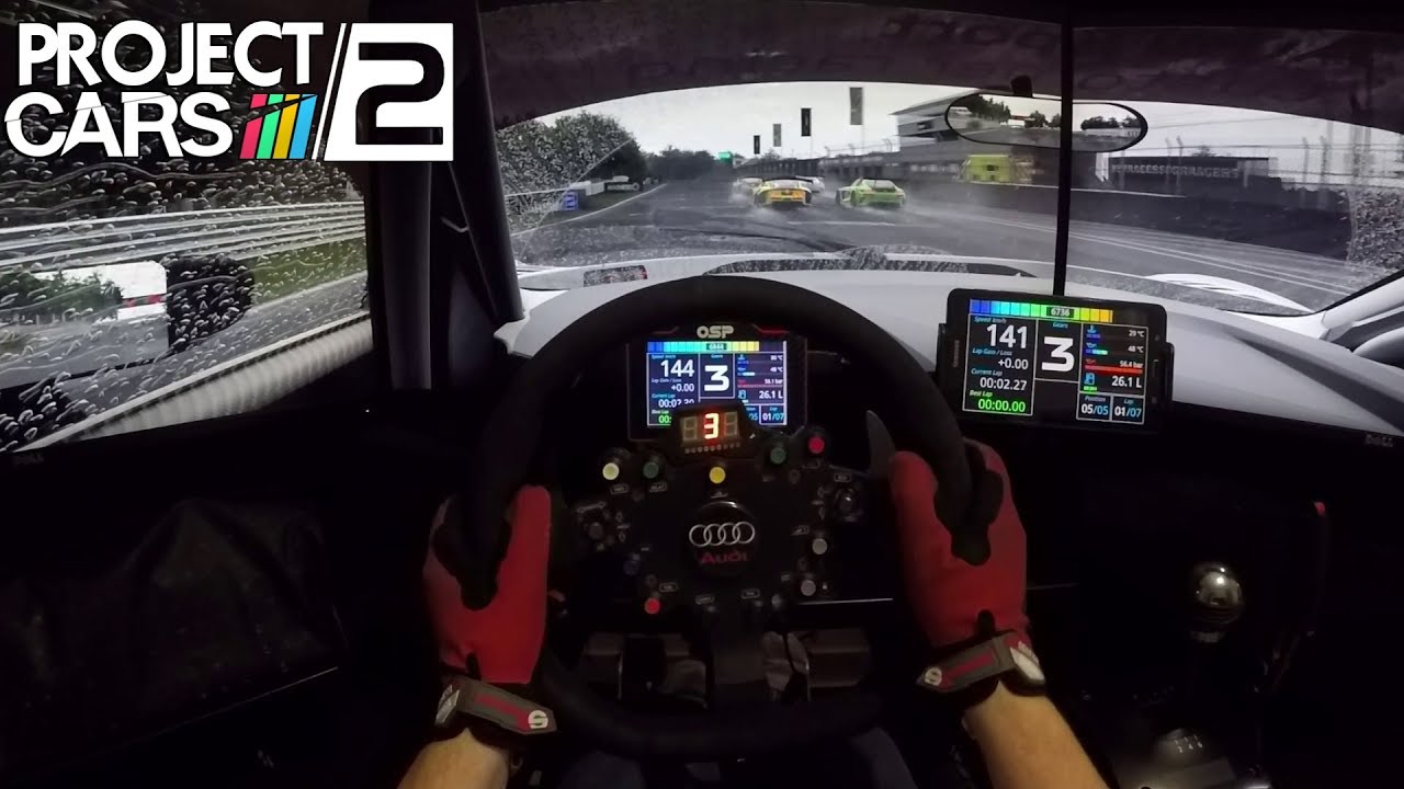 Bajo Lluvia - Audi R8 LMS @Oulton Park - Project CARS 2 - YouTube