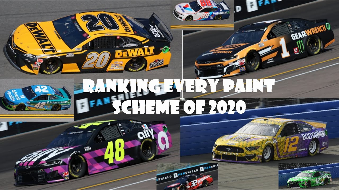 Ranking EVERY NASCAR Cup Series Paint Scheme of 2020 - YouTube