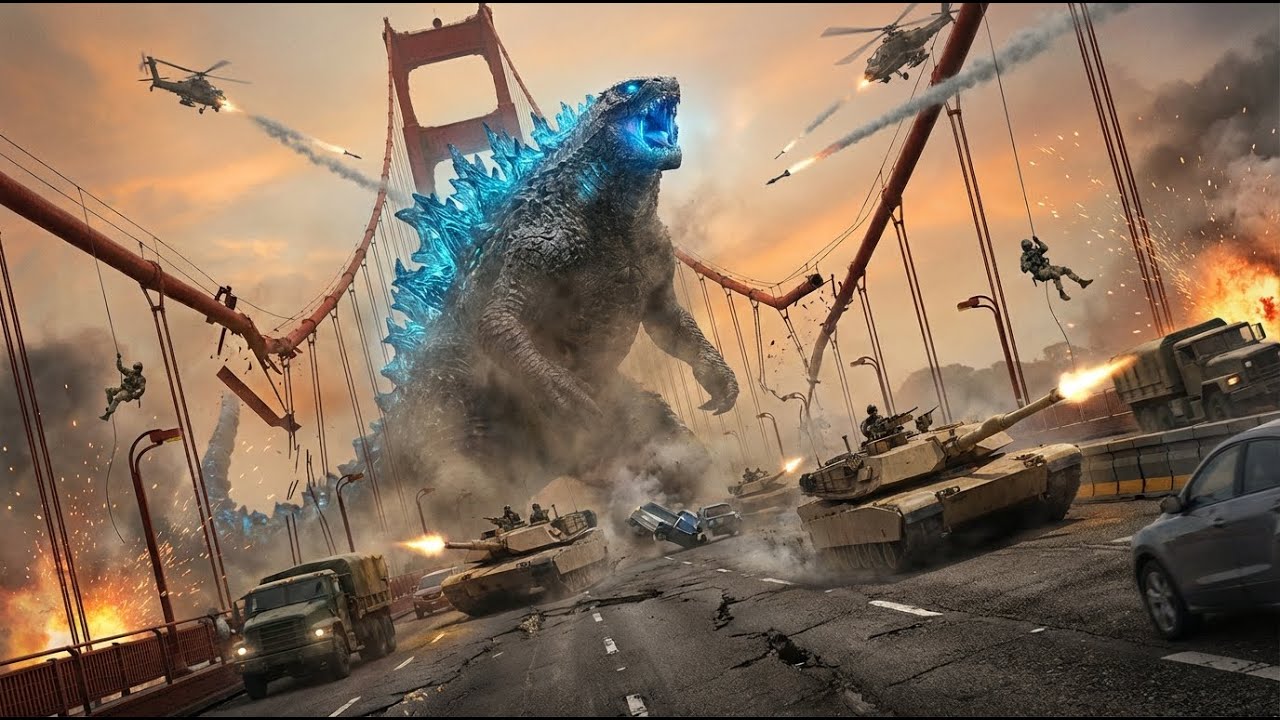 GODZILLA DESTROYS ENTIRE CITY IN 24 HOURS 😱🔥 - YouTube