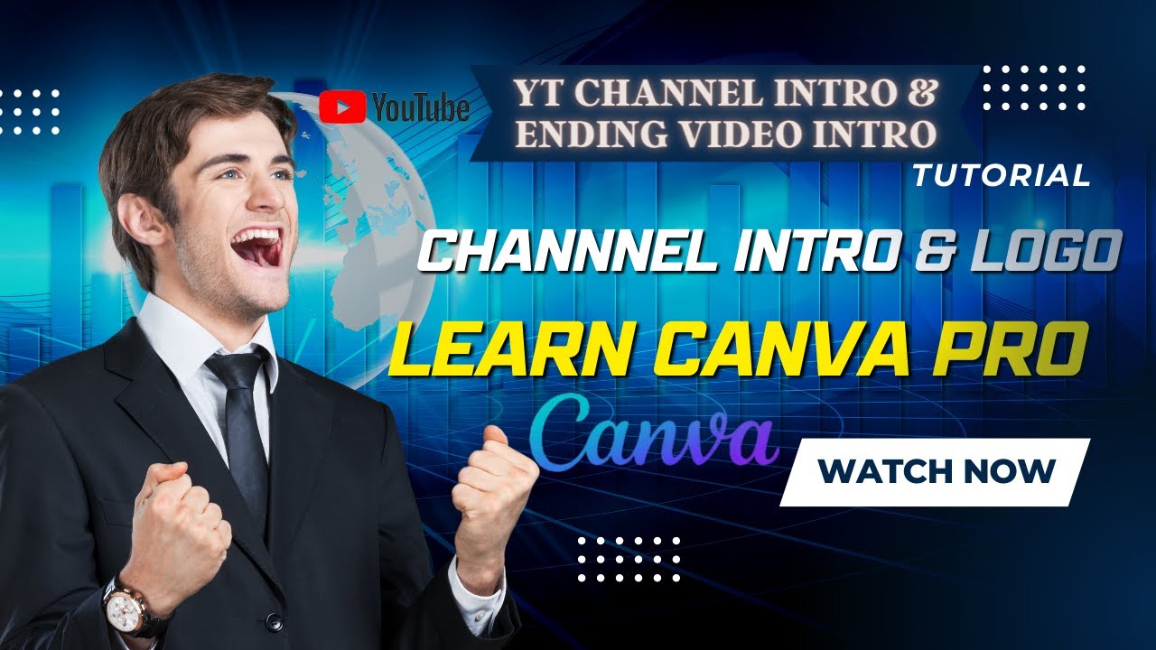 HOW TO MAKE CHANNEL INTRO & ENDING TRAILOR ON CANVA PRO || CANVA PRO ...