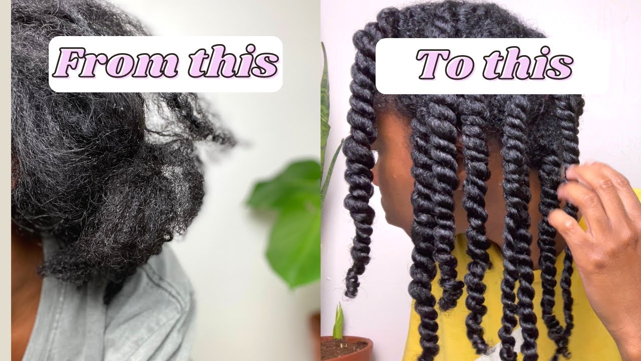 From a Tangled Mess to Juicy Twists! | How I Detangle SUPER Matted Hair ...