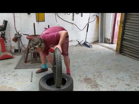 How To Fit a Beaded Edge Tyre At Home