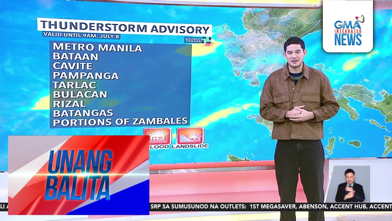 Weather update as of 7:29 AM (July 8, 2025) | Unang Balita - YouTube