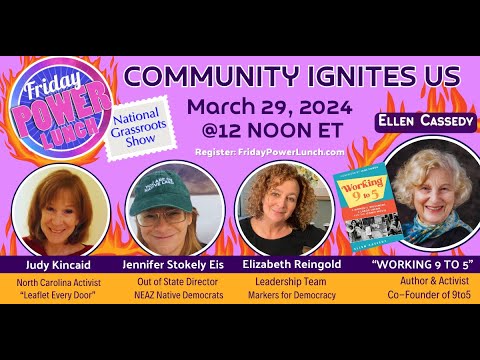 Fri Power Lunch 3/29/24 with Ellen Cassedy, Jennifer Stokley Eis ...