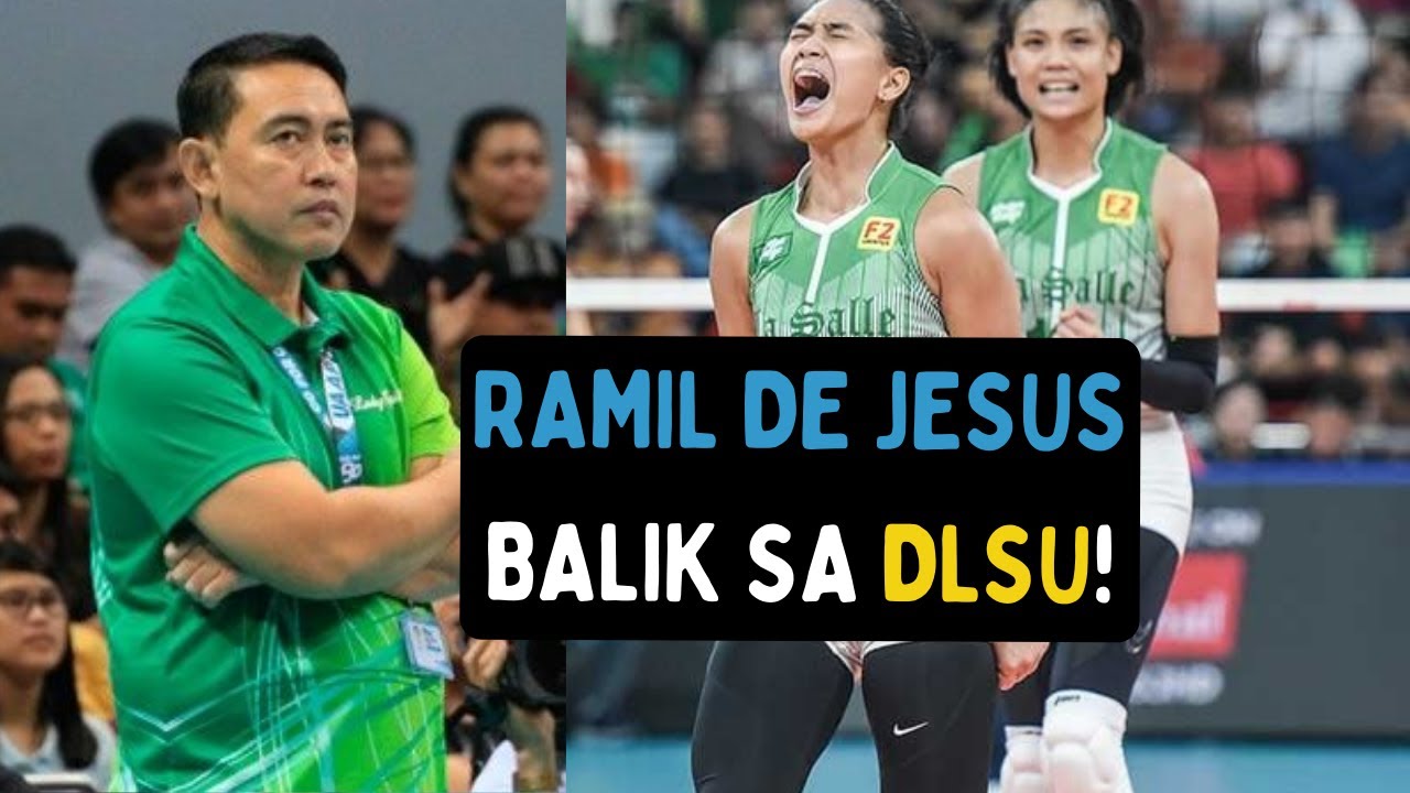 Ramil de Jesus returns to La Salle Lady Spikers - YouTube