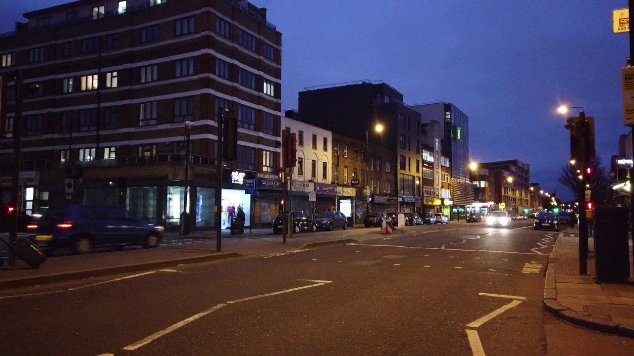 Commercial Road London UK, busy street - YouTube