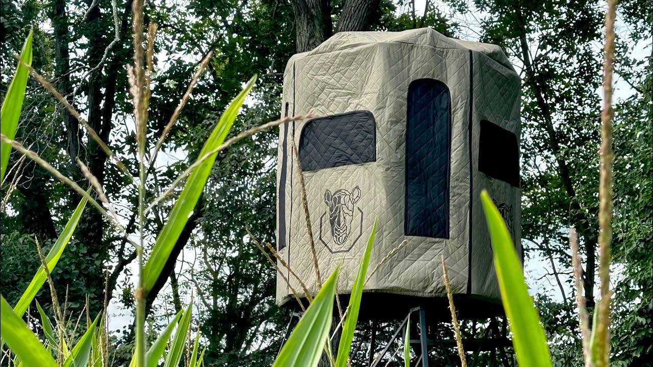 Rinoz 5’ or 10’ Hunting Blind. Building the Blind Frame. Part 2 - YouTube