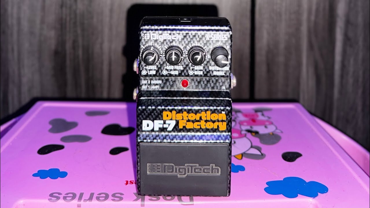 Digitech Df7 direct to mixer - YouTube