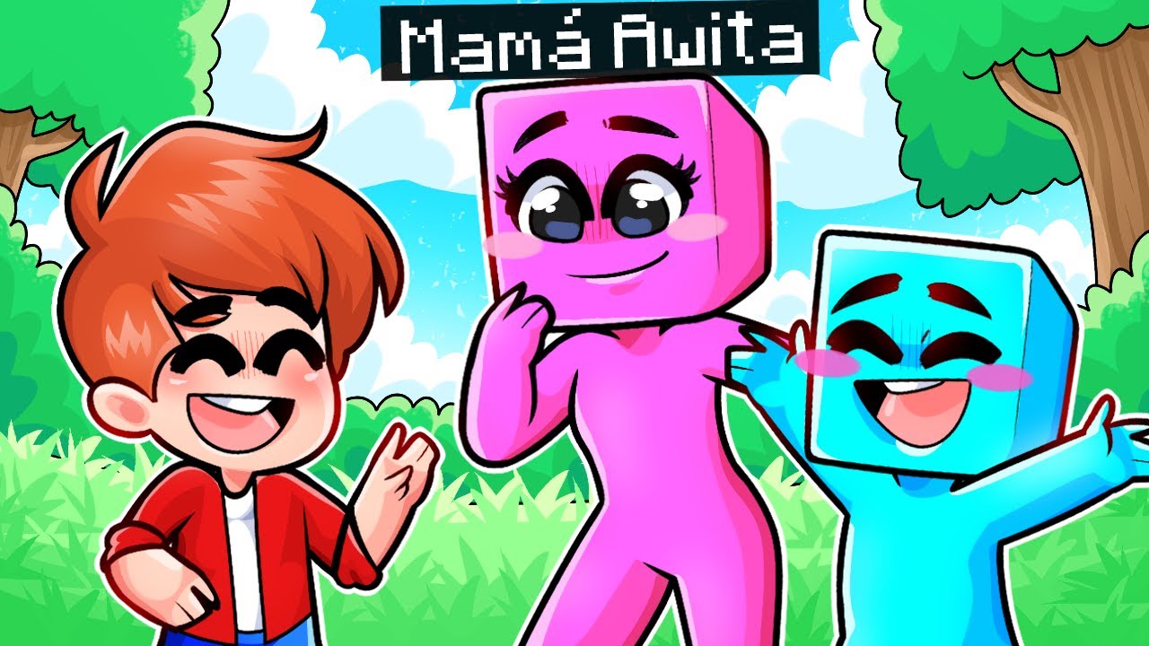 Conocí a la MAMÁ de Awita en Minecraft! - YouTube