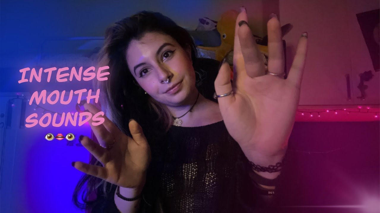Visual triggers & Mouth sounds 💜🎧 ASMR NO TALKING - YouTube